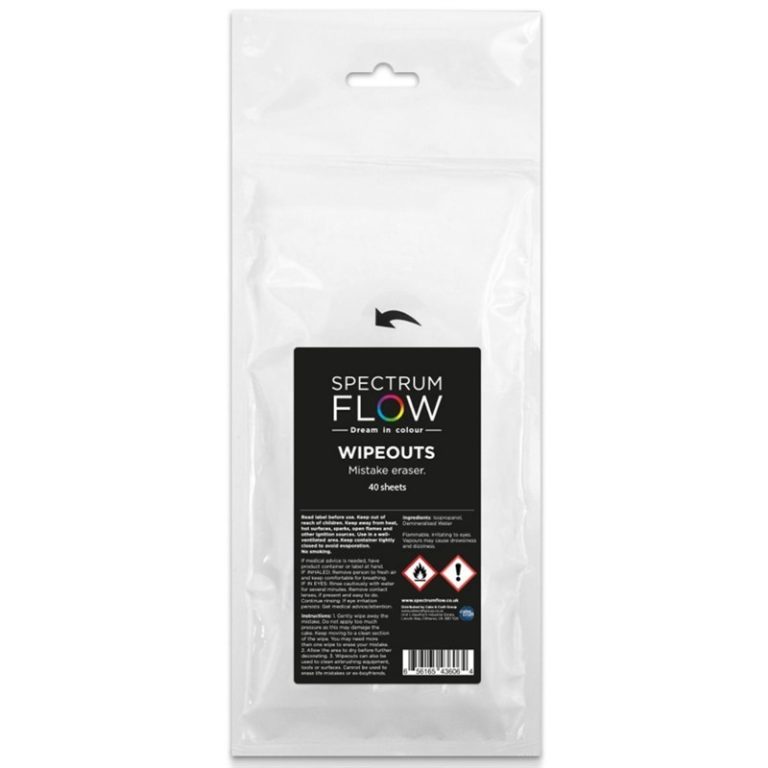 Spectrum Flow Wipeout Mistake Eraser Sheets - 40 pack - Cake CraftCake ...